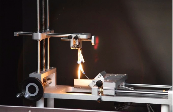Material Burning Horizontal Flammability Tester , 220v Needle Flame ...