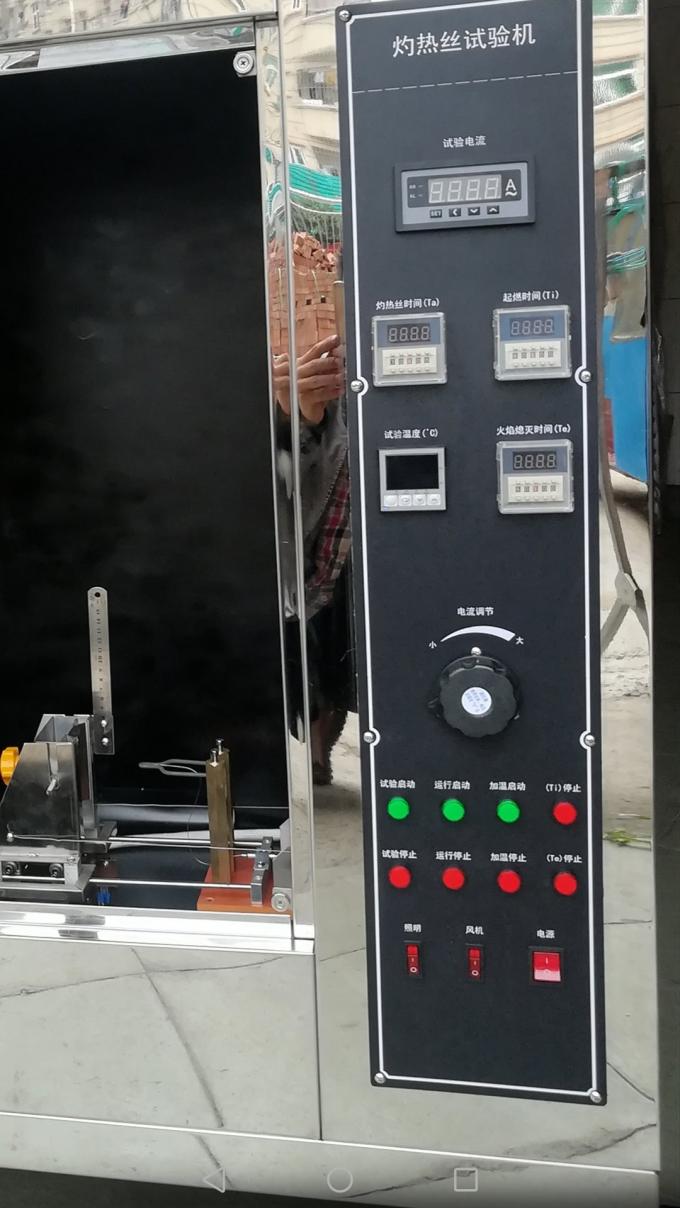 High Precision 50 ℃ ～ 960 ℃ Glow Wire Testing Machine with IEC 60695-2