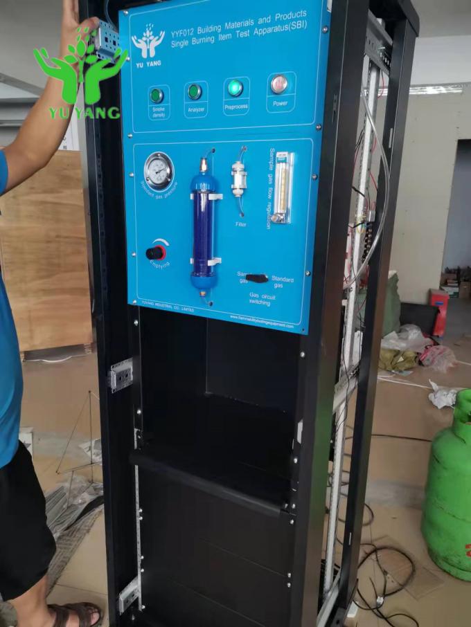 EN 13823 GB/T 20284 Single Burning Tester For Building Materials Horizontal