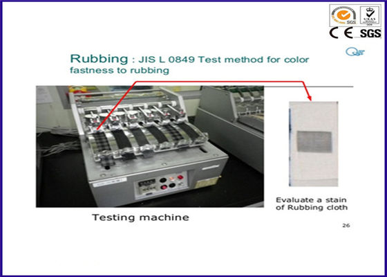 JIS Color Fastness Rubbing Tester Used In Dyeing Color Fastness To ...