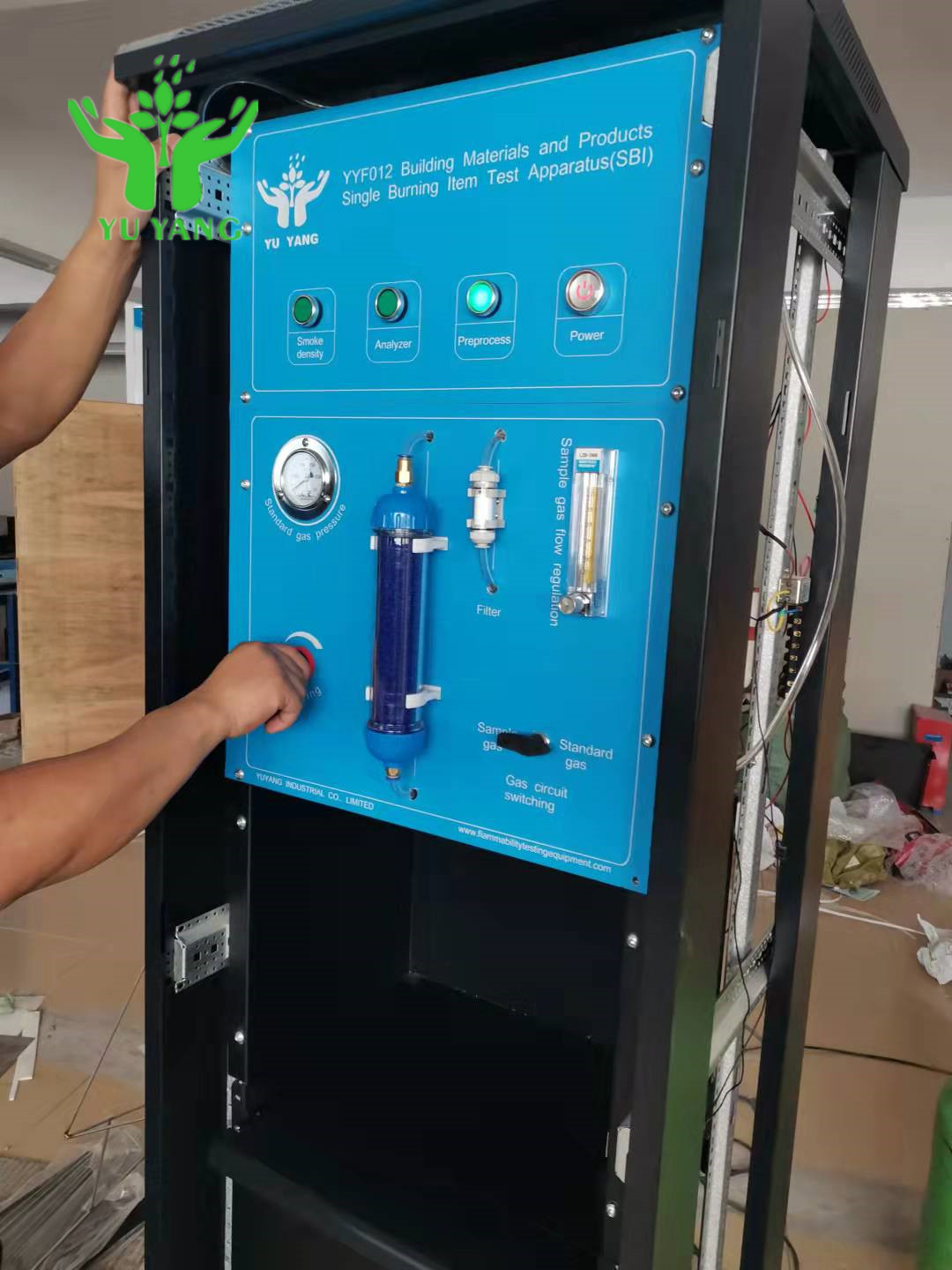 EN 13823 Single Flammability Testing Equipment For Building Materials