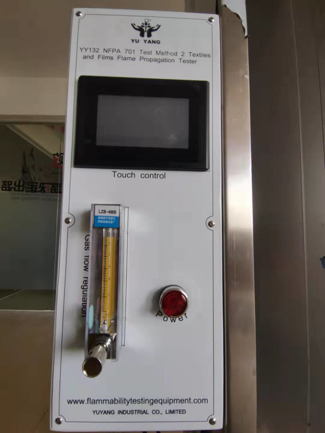 Stainless Steel Flame Spread Ability Tester For Films And Textiles 220V 30A