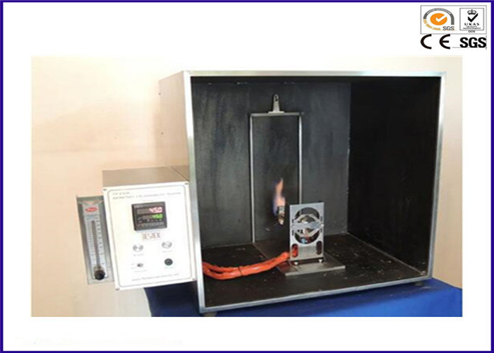 NFPA 701 Test Method 1 Vertical Flammability Tester For Single / Multi ...