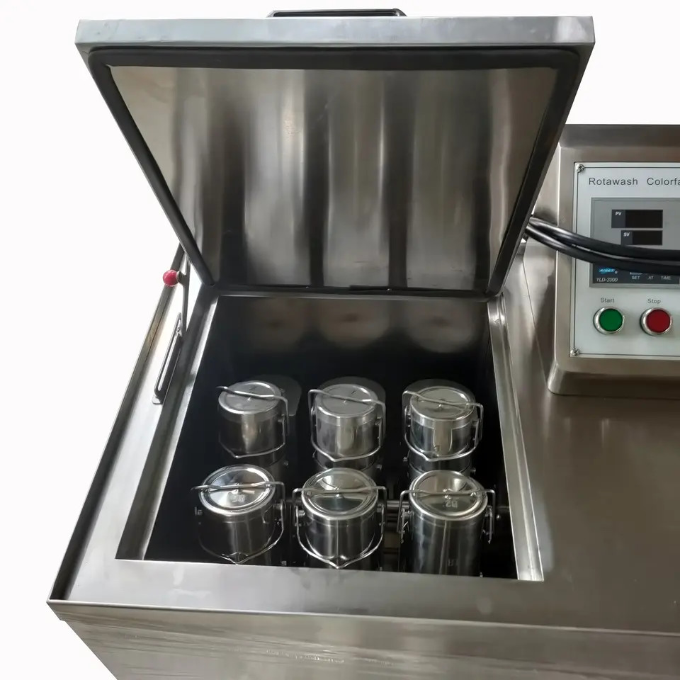 High Performance Rotawash Color Fastness Machine For Textile Testing ...