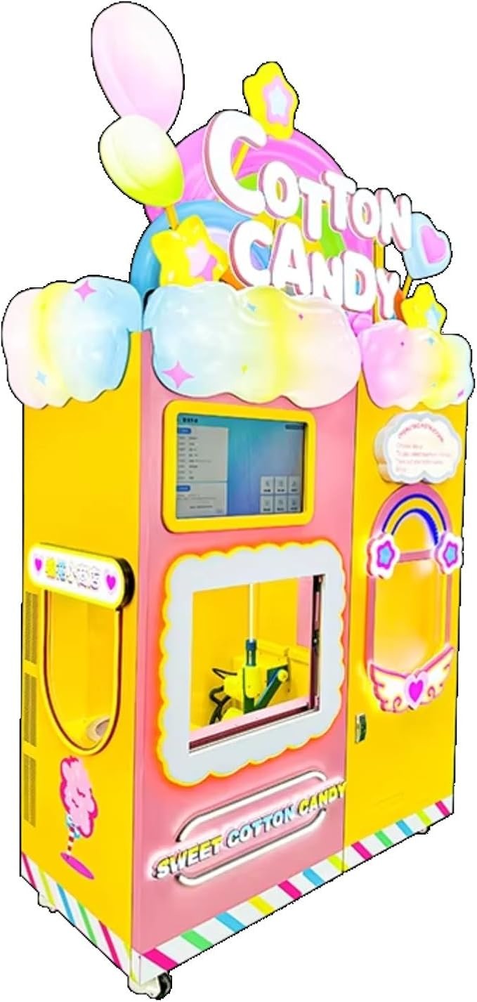 Unmanned Supermarket Containers Fully Automatic Cotton Candy Vending ...