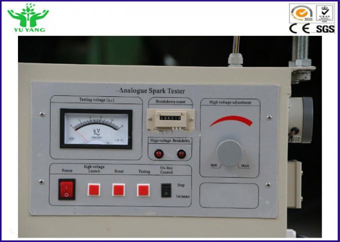 600mm Pointer Type Spark Testing Machine For Wire And Cable 0 ~ 10KV or ...