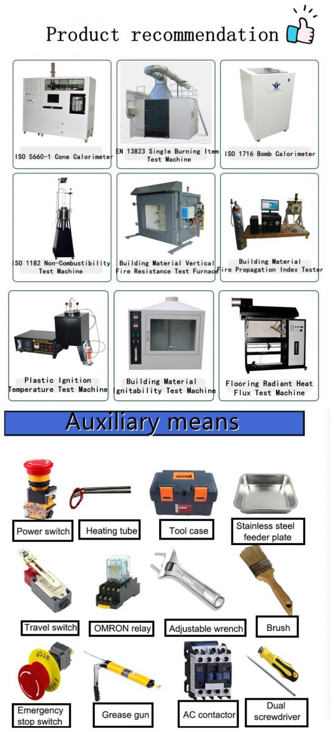 ASTM E662 Standard Stainless Steel Fire Testing Smoke Density Tester