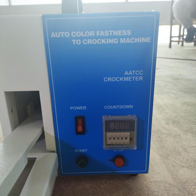 Fastness Rubbing Friction Electric Crocking Test Machine Decoloring Tester